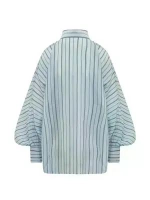 SOSUE Striped Long Sleeve Blouse