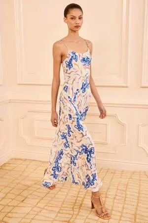 Ulla Johnson Thais Bias Silk Midi Dress