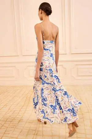 Ulla Johnson Thais Bias Silk Midi Dress