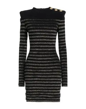 Balmain Stripes Cocktail Dresses