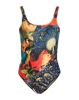 Alexander McQueen Printed Bodysuit - Navy