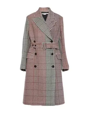 Stella McCartney Belted Double-breasted Wool Coat
