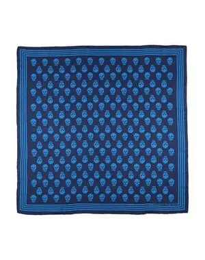 Alexander McQueen Scarf Silk - Navy