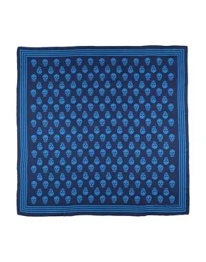 Alexander McQueen Scarf Silk - Navy