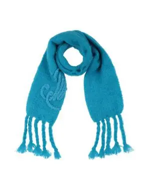 JIL SANDER Scarf Mohair Wool, Wool, Polyamide - Blue