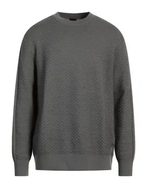 Armani Exchange Cotton Crewneck Sweater - Grey