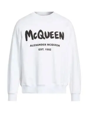 Alexander McQueen Cotton Sweatshirt - White