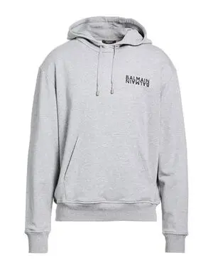 Balmain Light Cotton Hoodie - Grey