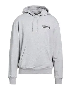 Balmain Light Cotton Hoodie - Grey