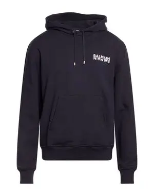Balmain Cotton Military Sweatshirt - Navy