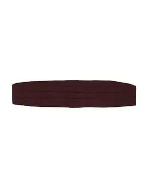 Corneliani CORNELIANI Silk Corset Belt Red