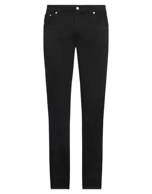Alexander McQueen Straight-leg Jeans With Leather Trims