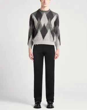 Alexander McQueen Straight-leg Jeans With Leather Trims