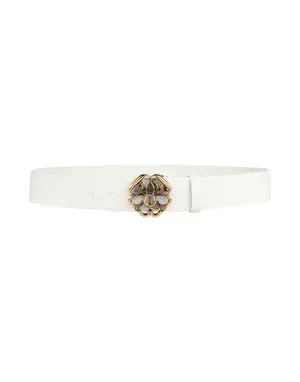 Alexander McQueen Leather Belt With Glitter Detail
