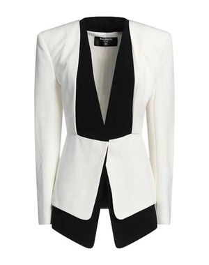 Balmain Single-breasted Viscose Blazer - White