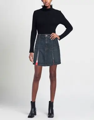 Balmain Flared Denim Skirt