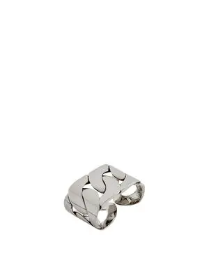 Alexander McQueen Metal Chain Ring