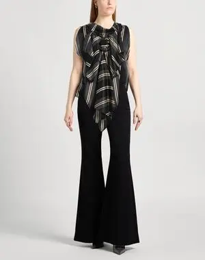 Balmain Striped Embellished Top
