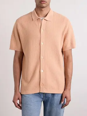 Nn07 Ares 60019 Cotton Shirt - Orange