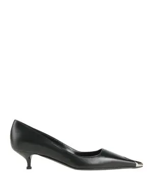 Alexander McQueen Pumps In Calfskin With Kitten Heel