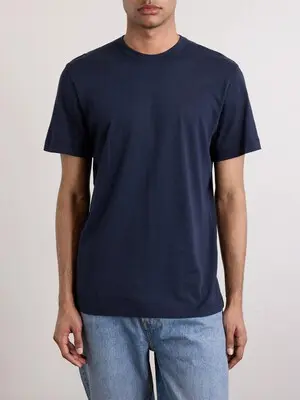 JAMES PERSE Lotus Cotton-jersey T-shirt - Blue