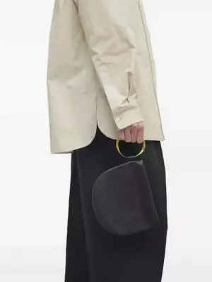 THE ROW Geo Bracelet Clutch Bag - Black