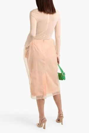 Simone Rocha Crystal-embellished Jersey Top