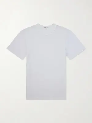 JAMES PERSE Combed Cotton-jersey T-shirt - Blue