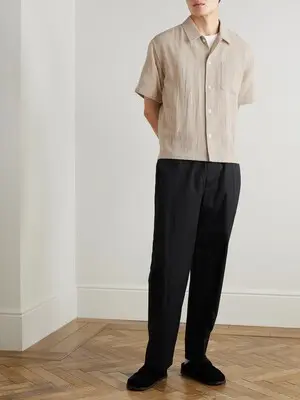 FRAME Cotton-blend Shirt - Neutrals
