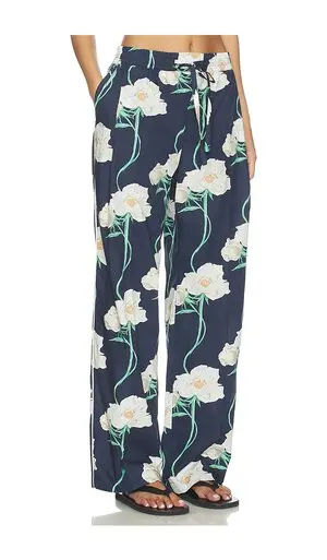 Kenzo Archive Rose Pajama Pant - Navy