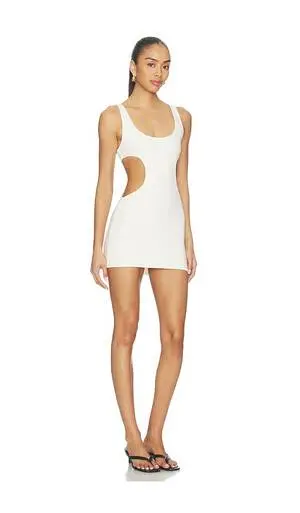 SKIMS Cotton Jersey Cut-out Mini Dress