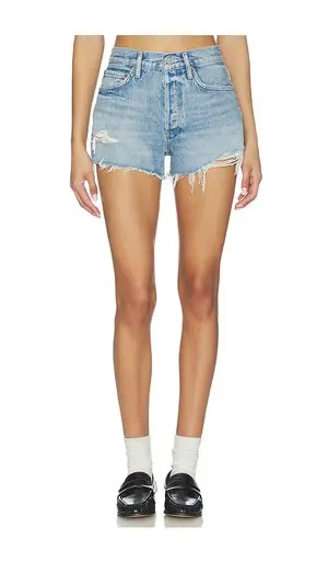 American Flag Jean Shorts