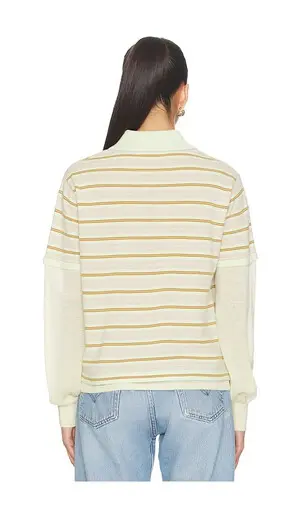 Guest In Residence Layered Stripe Rugby Shirt