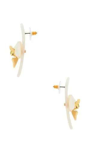 Lele Sadoughi Orchid Earrings