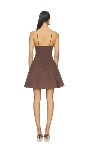 Susana Monaco X Poplin String Smocking Dress