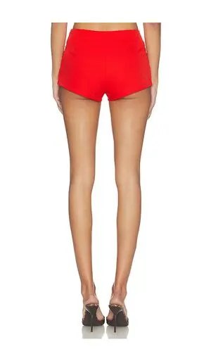 BY.DYLN Mila Micro Shorts - Red