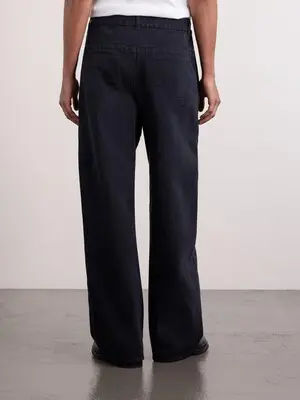 AMOMENTO Cotton Wide-leg Jeans