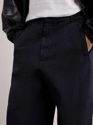 AMOMENTO Cotton Wide-leg Jeans