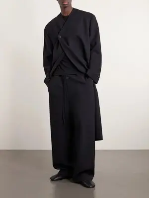 Fear Of God Lapelless Wool-blend Coat