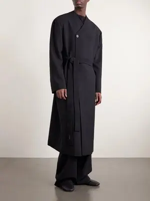 Fear Of God Lapelless Wool-blend Coat