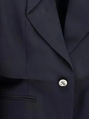 Alexander McQueen Folded-lapel Single-breasted Jacket