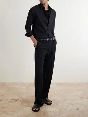 Dolce & Gabbana Cotton Oxford Shirt - Black