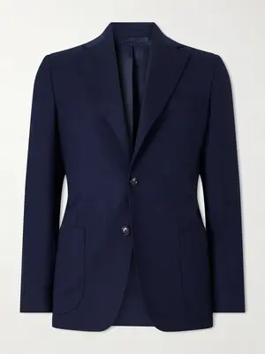 DE PETRILLO Wool-hopsack Blazer
