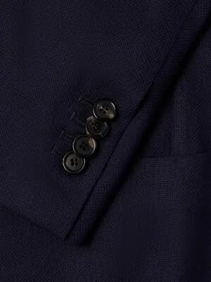 DE PETRILLO Wool-hopsack Blazer