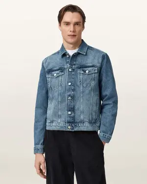 ALLSAINTS Inveroy Denim Jacket - Blue