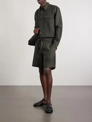 De Bonne Facture Linen Overshirt