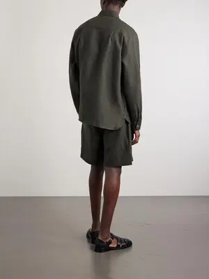 De Bonne Facture Linen Overshirt