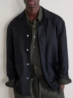 De Bonne Facture Linen Overshirt