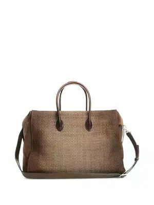 Santoni Woven-design Holdall