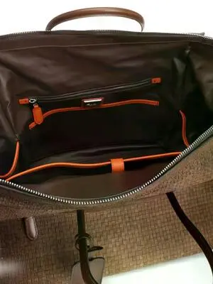 Santoni Woven-design Holdall